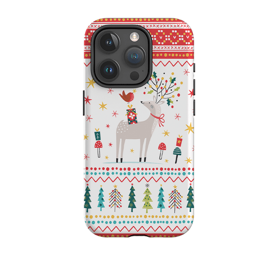 Deer and Robin by Ali Brookes Phone Case for iPhone 16 15 14 13 12 11 ...