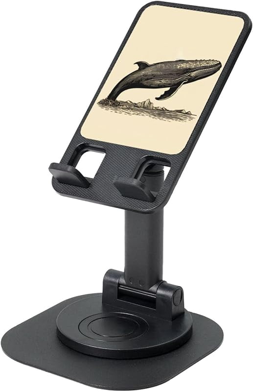 Deer in The Forest Printed Arc-Shaped Base Rotating Phone Holder ...