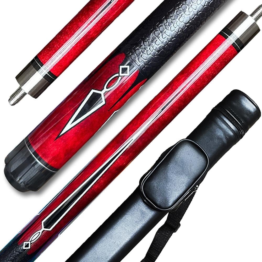 DeerBao cues Pool Cue Stick, 13mm Tip, 58", Hardwood Canadian Maple ...