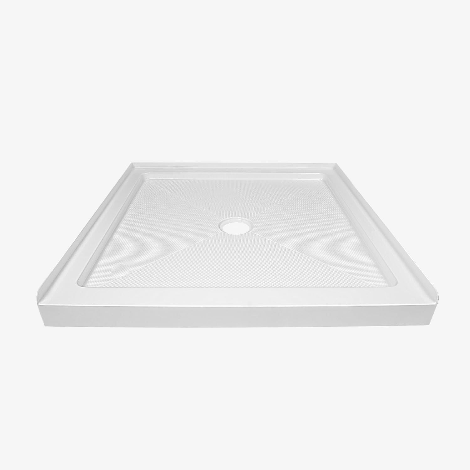 DeerValley DV-1SB0111 35"L x 35"W Single Threshold Shower Base in White ...