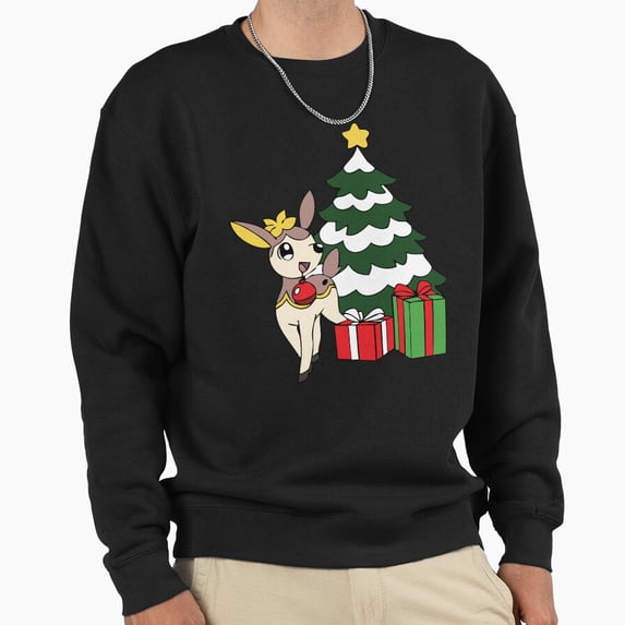 Deerling Festive Anime Christmas Retro Vintage Funny Graphic Holiday ...