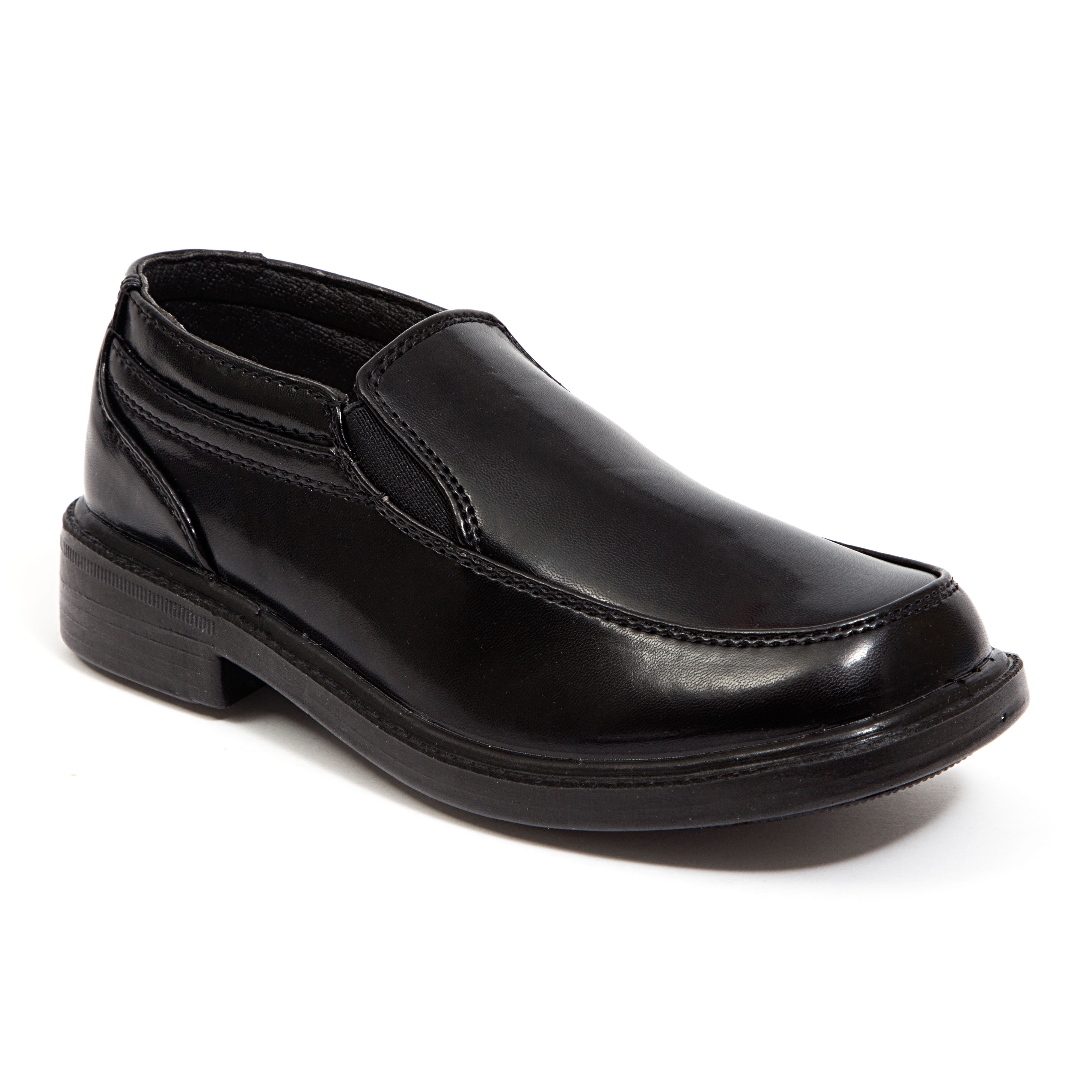 Deerstags Brian Dress Shoe (13-7) Boys' Dress Shoe Black - Walmart.com