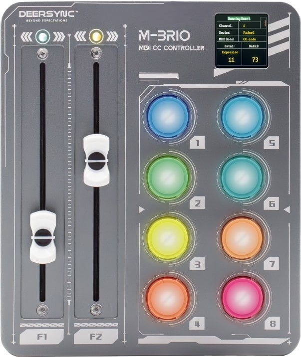Deersync M-BRIO Multi-Platform Portable MIDI CC Controller - Walmart.com