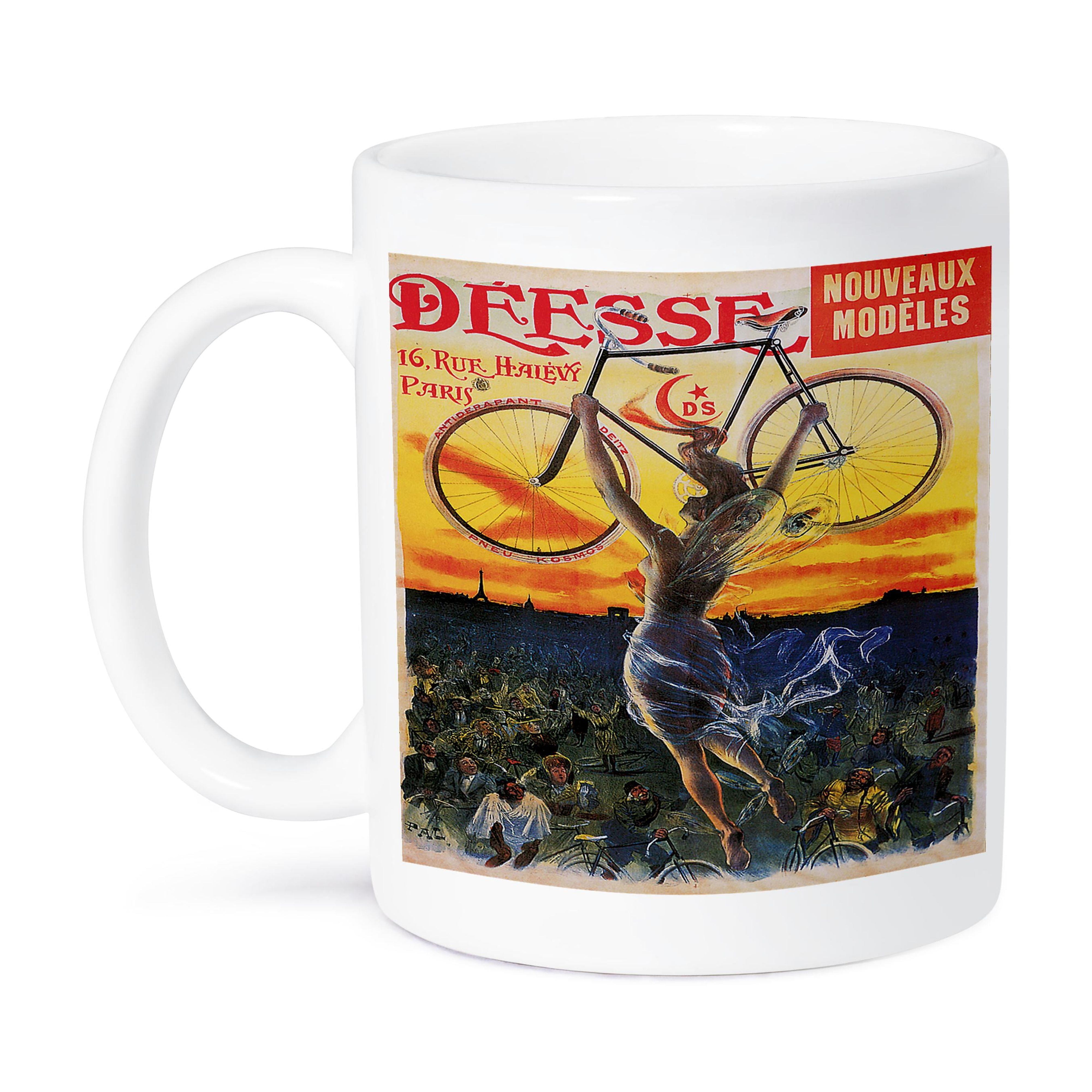 3dRose, Deesse Nouveaux Models Paris France Bicycles Advertising Poster ...