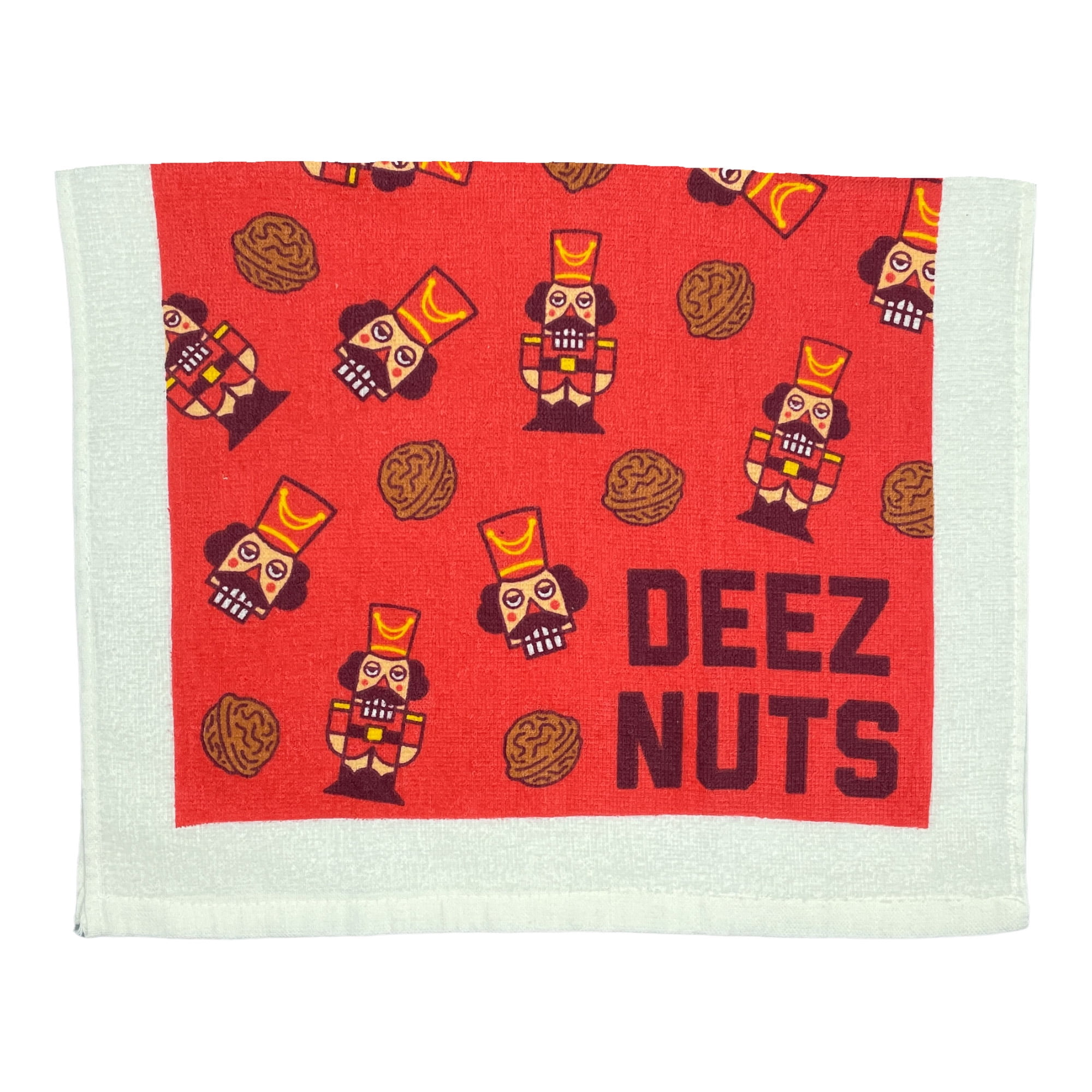 Deez Nuts Funny Christmas Nutcracker Tea Towel - Walmart.com