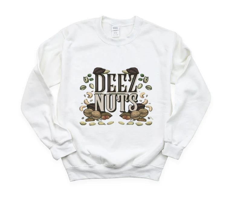 Deez Nuts Funny Sarcastic Immature Joke Squirrel Humor Graphic Cute ...