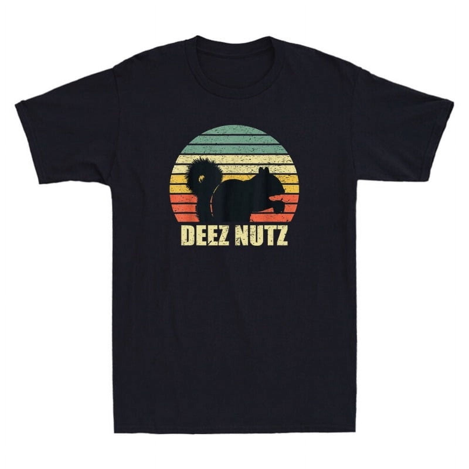 Deez Nuts Funny Squirrel Deez Nutz Deezs Nut Vintage Men's Short Sleeve ...