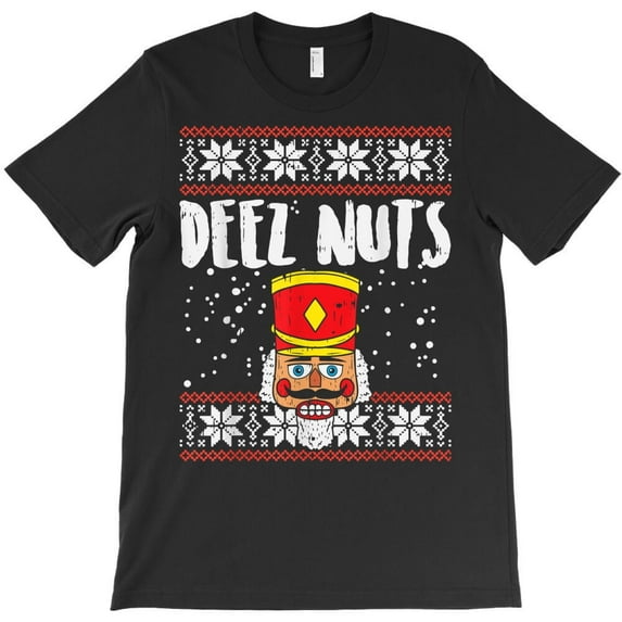 Deez Nuts Nutcracker Funny Funny Christmas Sweater Themed Holiday Meme ...