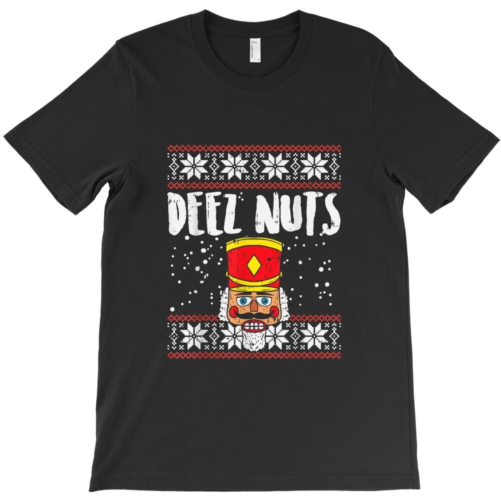 Deez Nuts Nutcracker Funny Funny Sweater Christmas Themed Holiday Meme ...