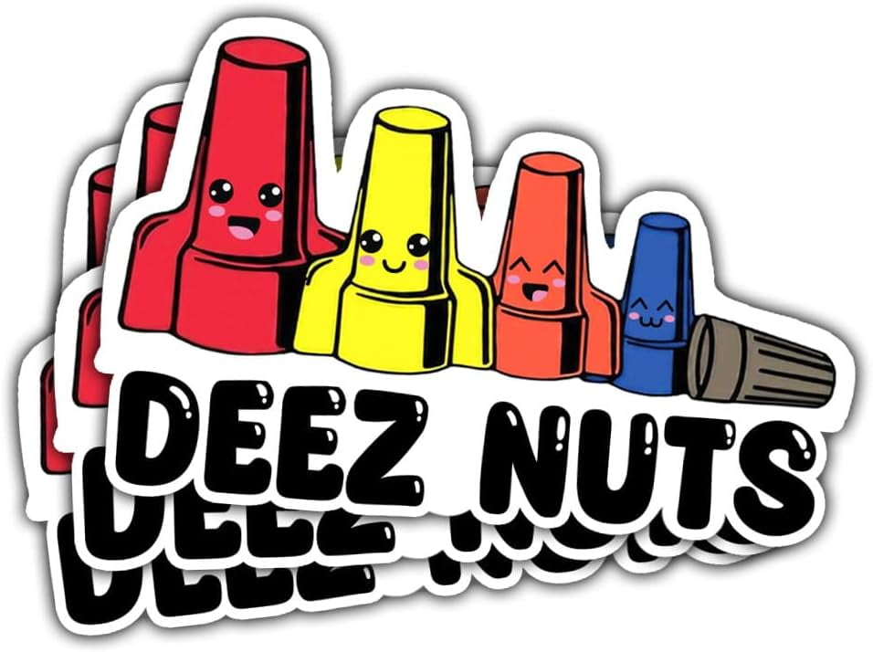 Deez Nuts Sticker, Deez Nuts Decal, Deez Nuts Gifts Deez Nutz ...