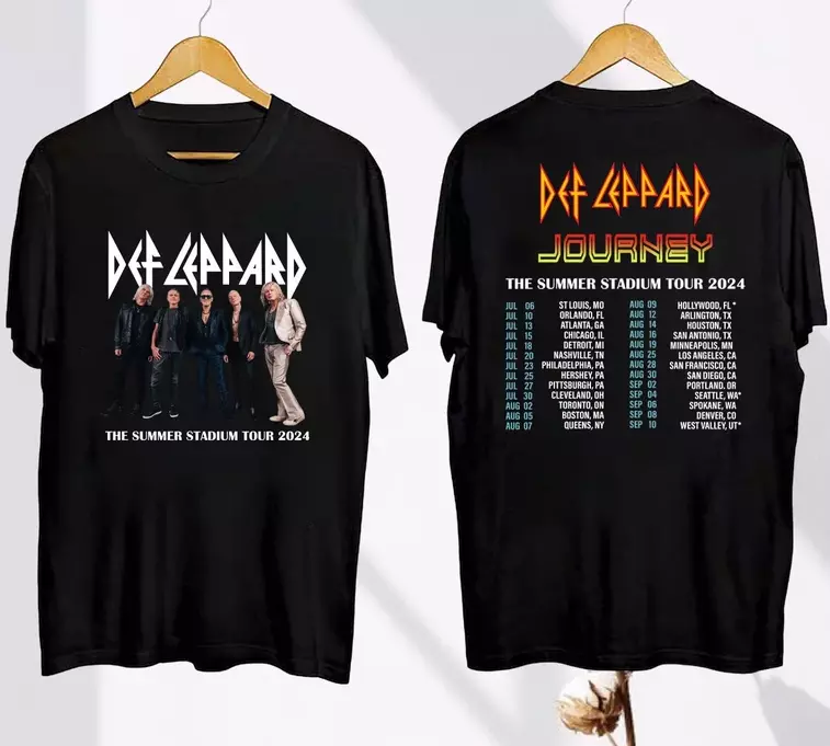 Def Leppard And Journey 2024 Summer Stadium Tour Shirt shirt - Walmart.com