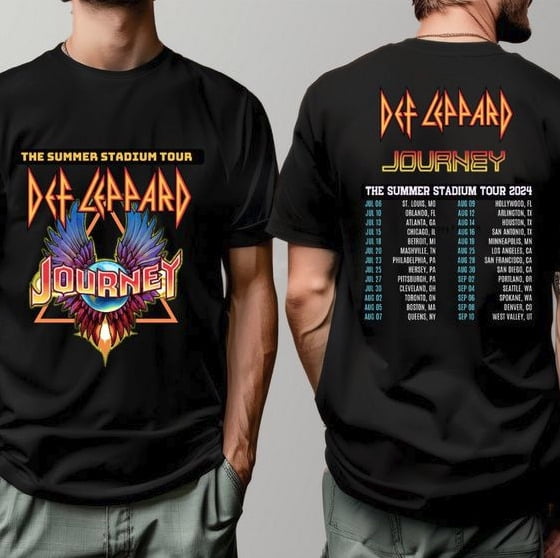Def-Leppard And Journey Summer Stadium Tour 2024 Shirt - Walmart.com