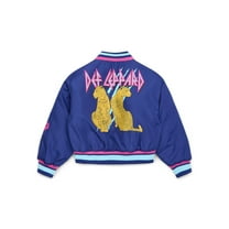 Nintendo Mariokart Princess Peach Girls Nylon Varsity Bomber Jacket ...