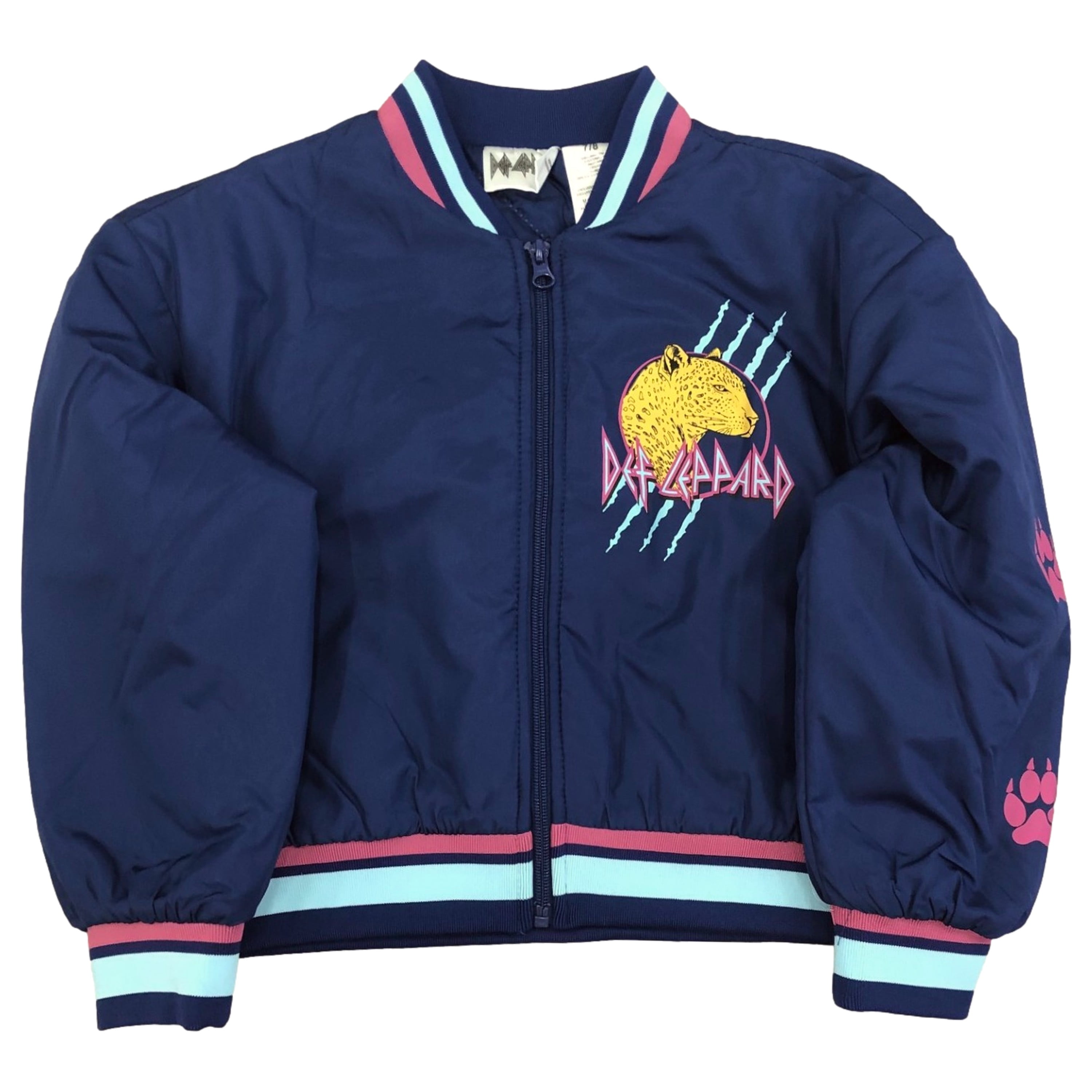 Def Leppard Girls’ Graphic Bomber Jacket, Sizes 4-16 - Walmart.com