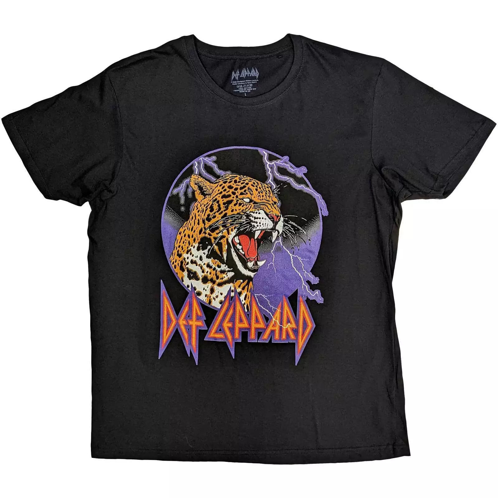 Def Leppard Lightning Leopard T-Shirt Unisex S-4XL Hot Trending Shirt ...