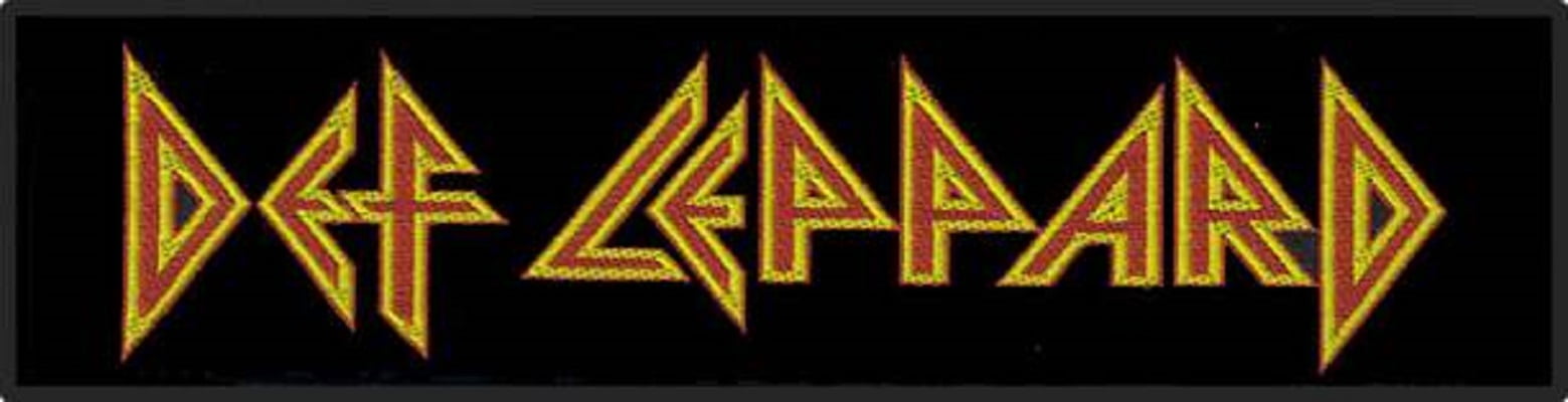 Def Leppard Logo Official Patch (20cm x 5cm) - Walmart.com