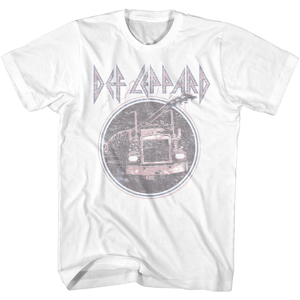Def Leppard Pink Truck Blue White Adult T-Shirt - Walmart.com