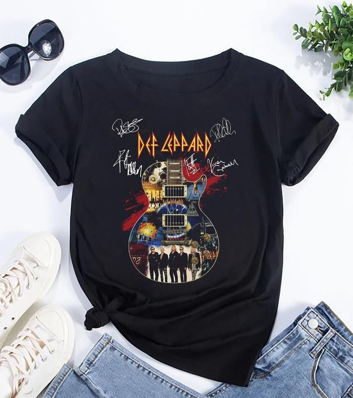 Def Leppard Siagntures Guitar . Def Leppard Band . Def Leppard 90s ...