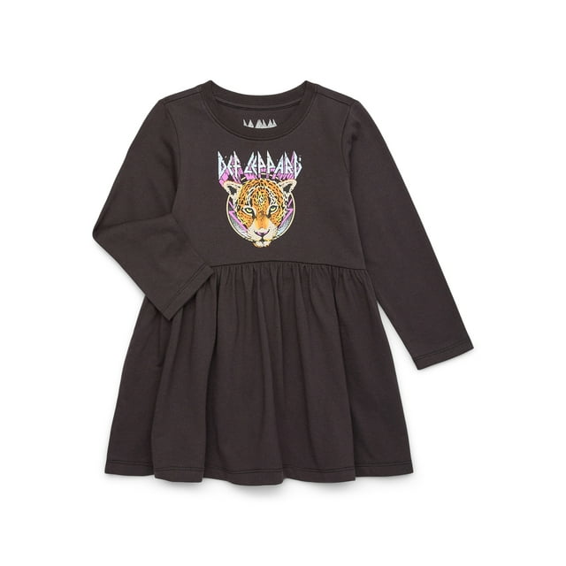 Def Leppard Toddler Girls Skater Dress, Sizes 12M-5T - Walmart.com