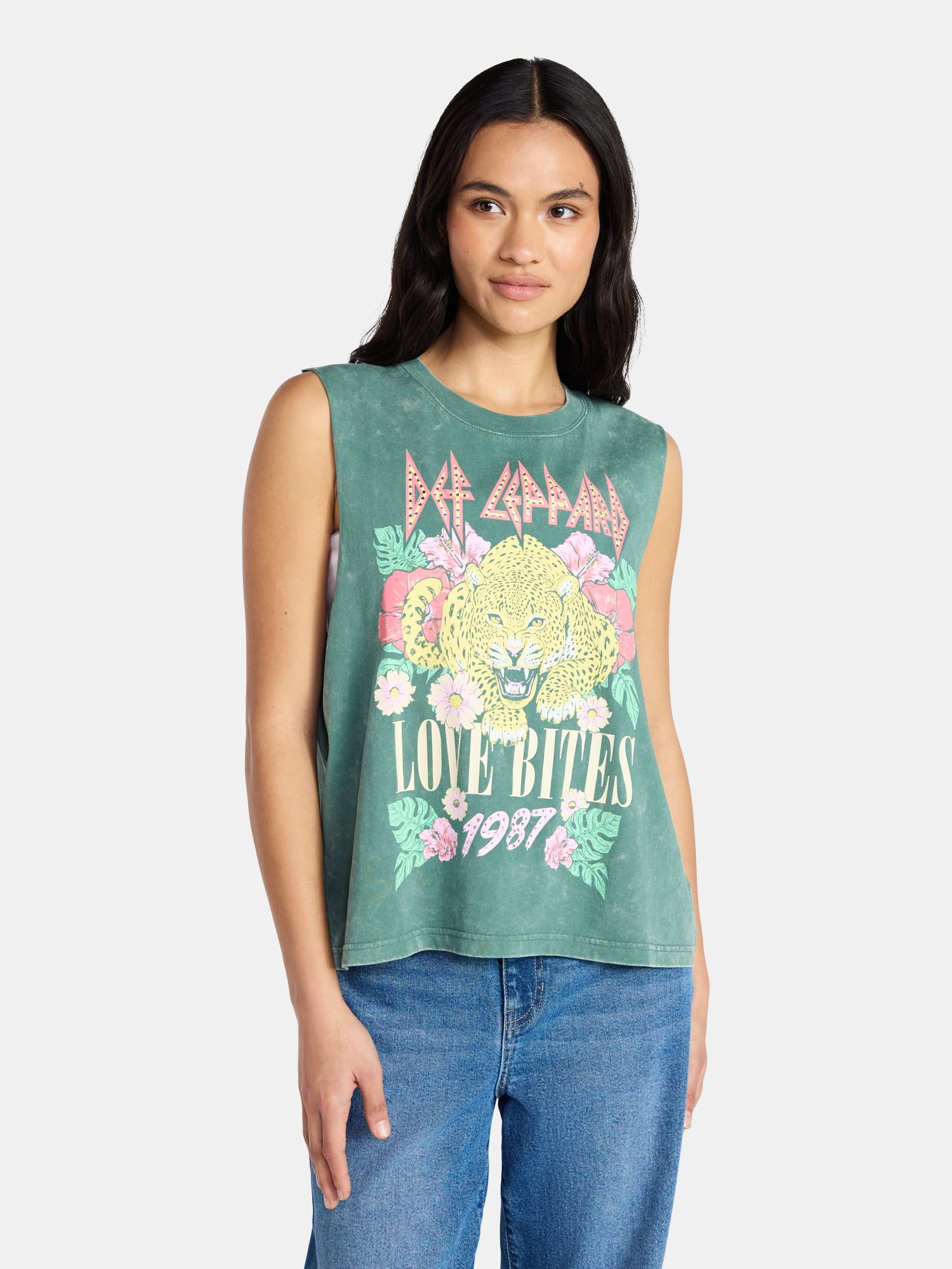 Def Leppard Women's Muscle Tank Top, Sizes XXS-XXL - Walmart.com