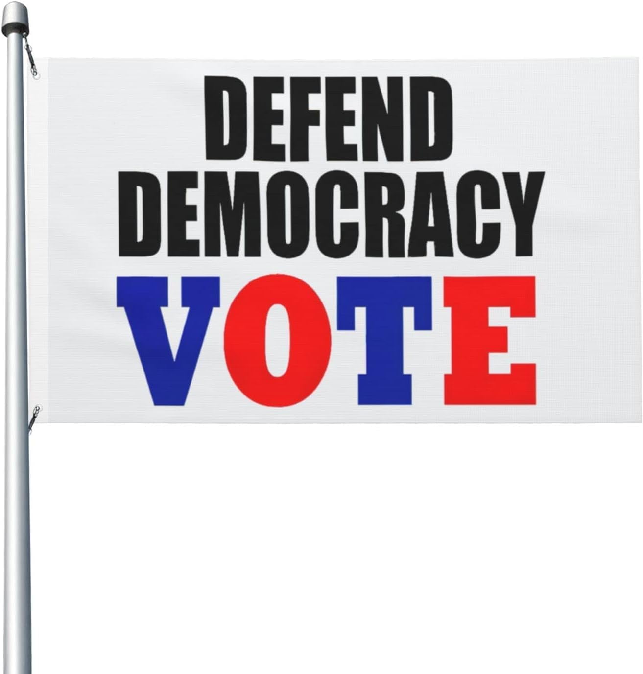 Defend Democracy Garden 3x5Ft Flag Outdoor Indoor Party Home House Sign ...