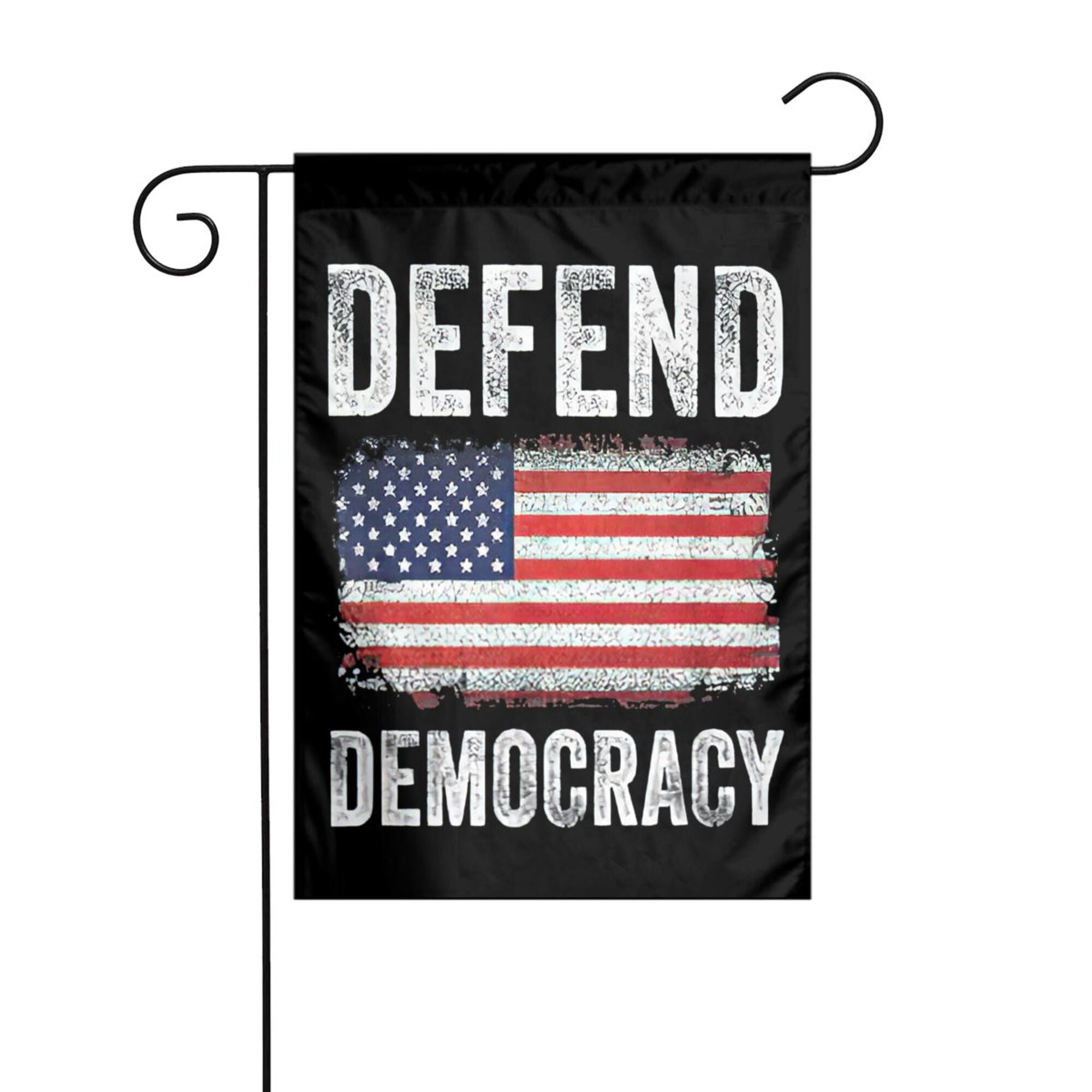 Defend Democracy Protect Voting Rights Save Vote Election Garden Flag ...