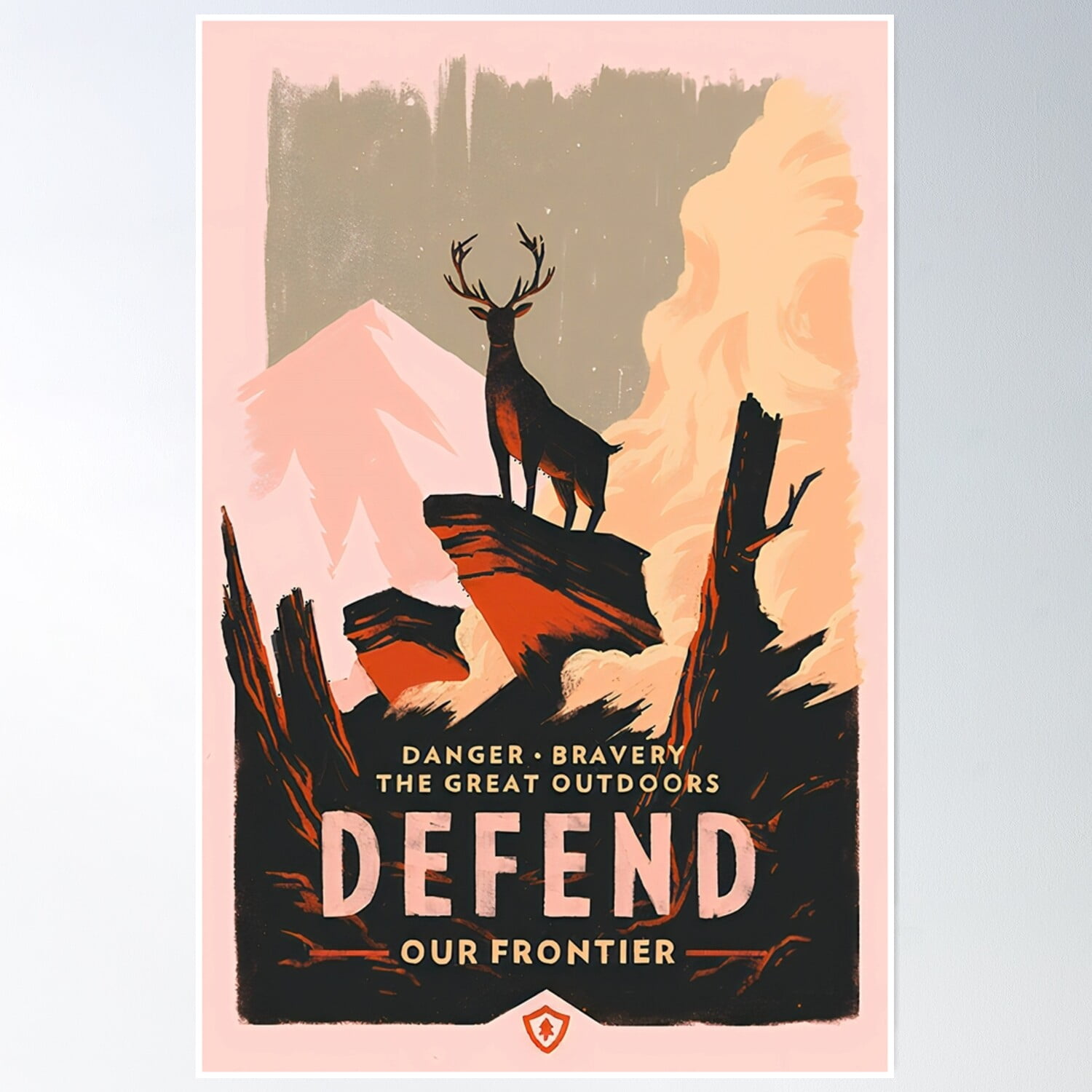 Defend Firewatch Poster Poster Wall Art, Modern Wall Decor, 16x24 ...