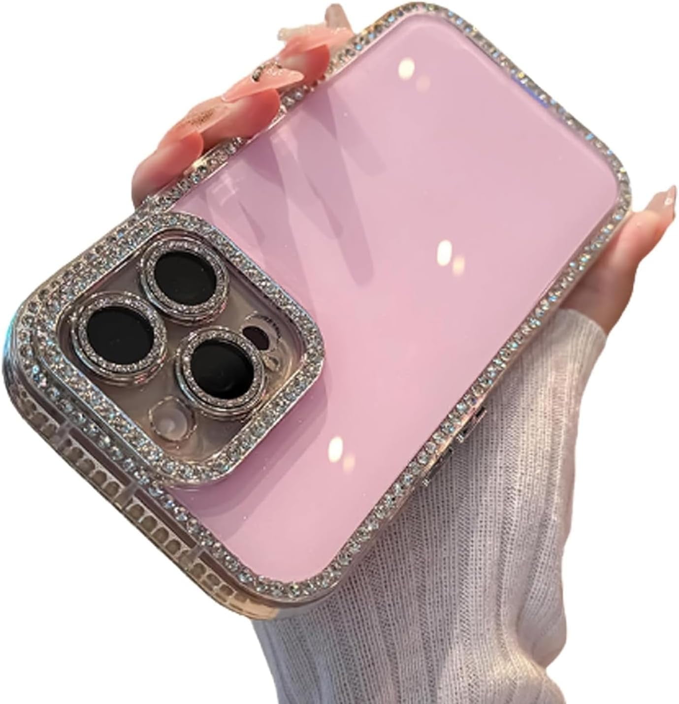 Defendcase New Double-Sided Diamond-Embedded Case for iPhone, Solid ...