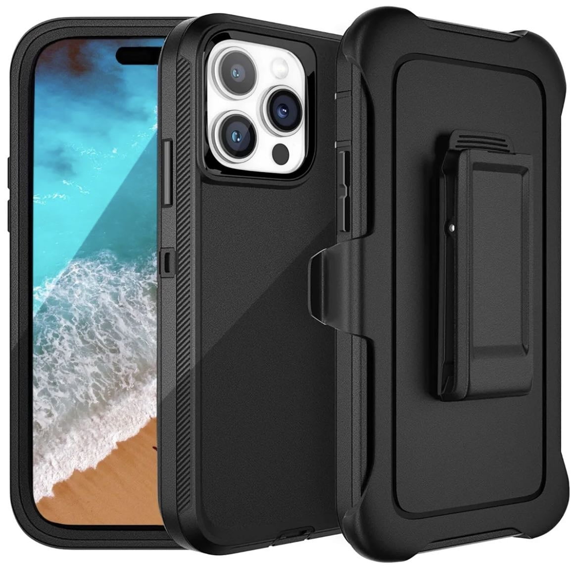 Defender Case For Apple iPhone 15 Pro Case Shock Proof Rubber Case with ...