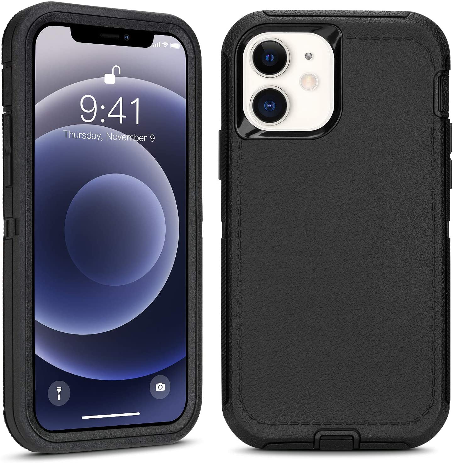 Defender Case for iPhone 12 Mini, Heavy Duty 3 in 1 Shockproof Anti ...
