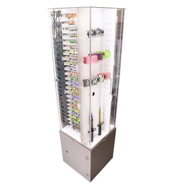 Defender DISPLAY12 4 Sided Display with LED Lighting Rotating with Lock ...