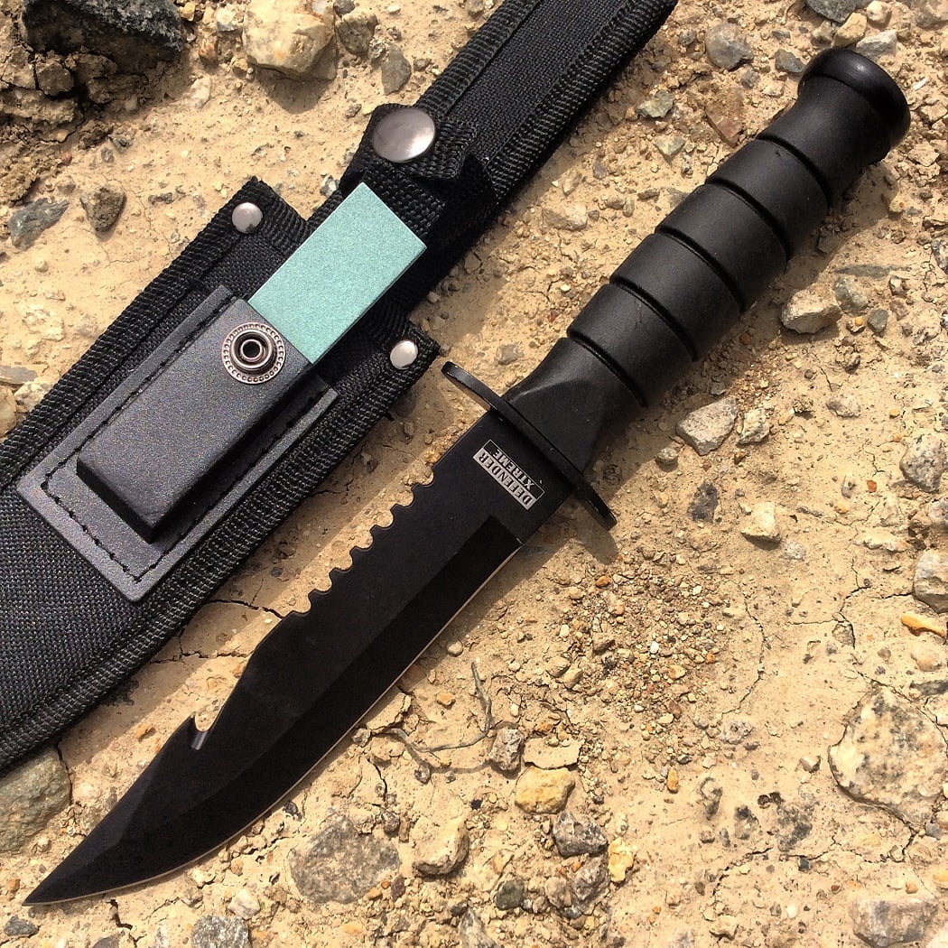 Defender-Xtreme 10.5' Hunting Knife Blade Sharpener Fish Hook Blade ...