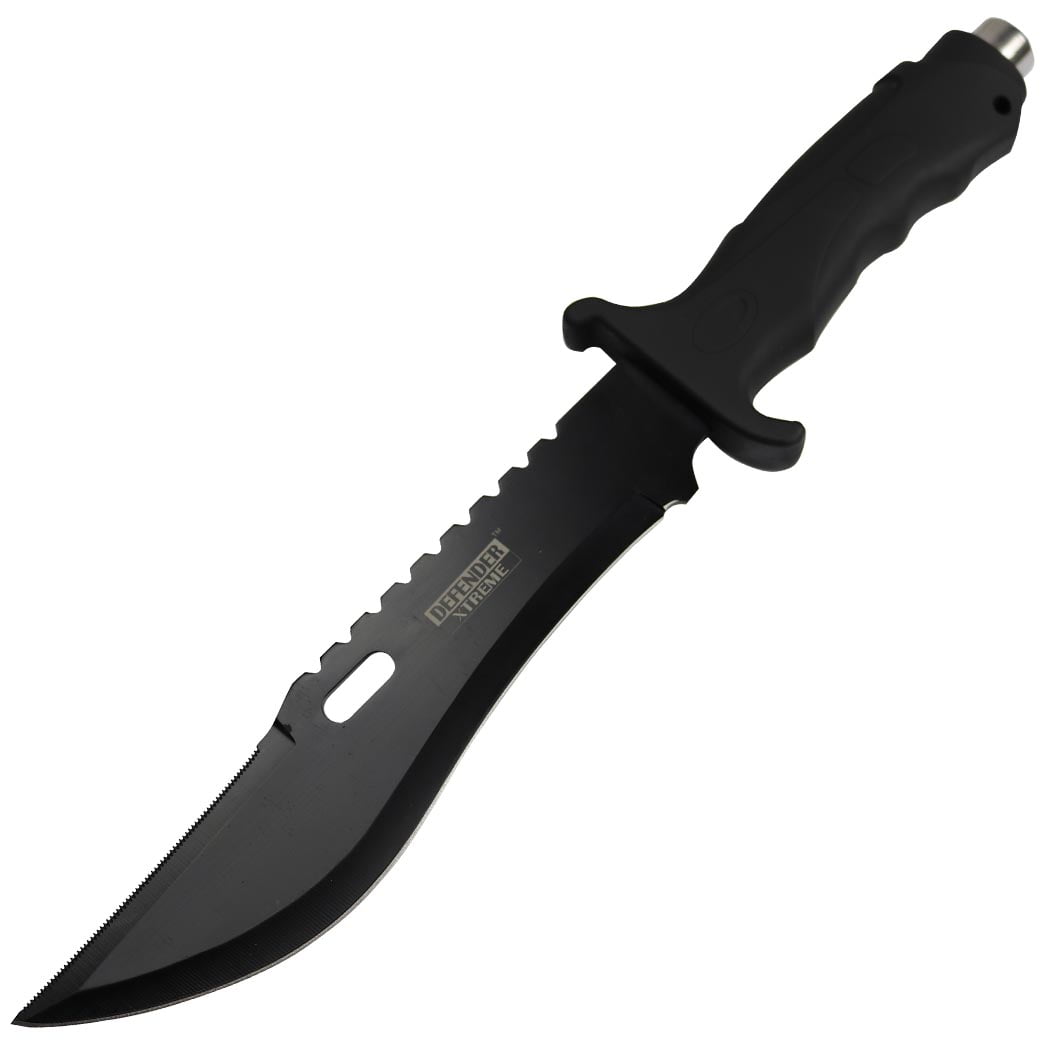 Defender-Xtreme 13' Black Anodized Fixed Blade Hunting Knife Stainless ...