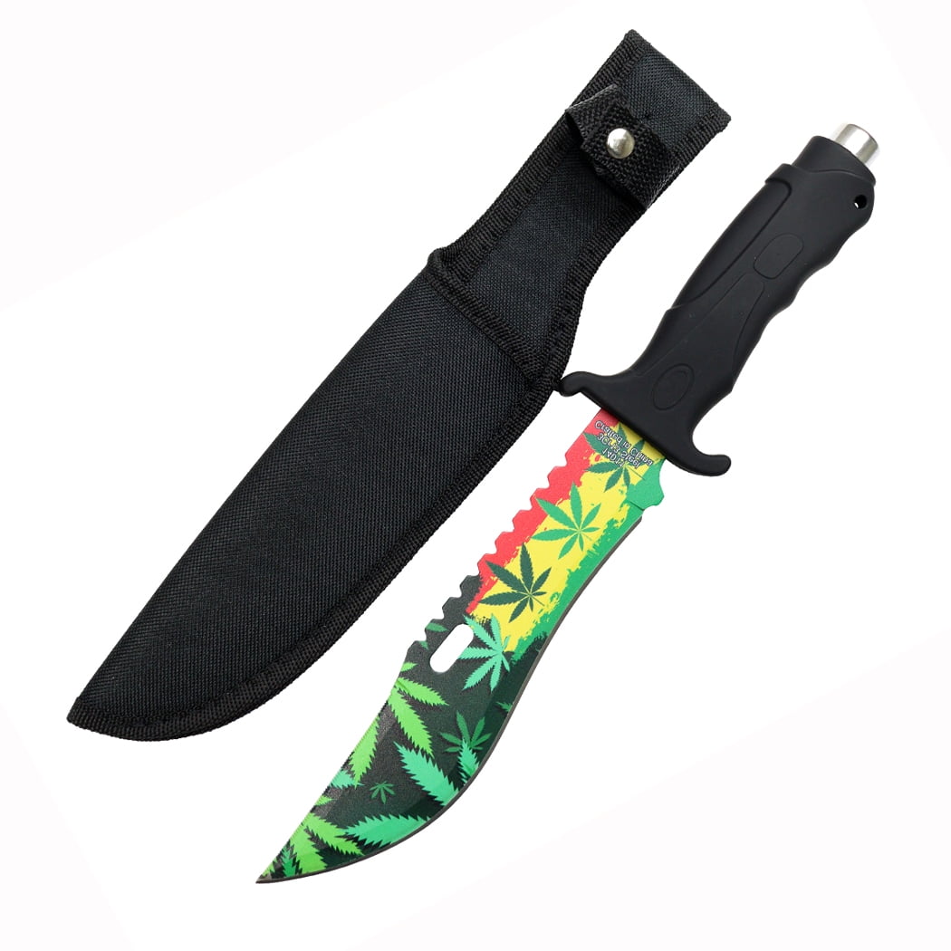 Defender-Xtreme 8" Serrated Tactical Knife, with Sheath - Walmart.com