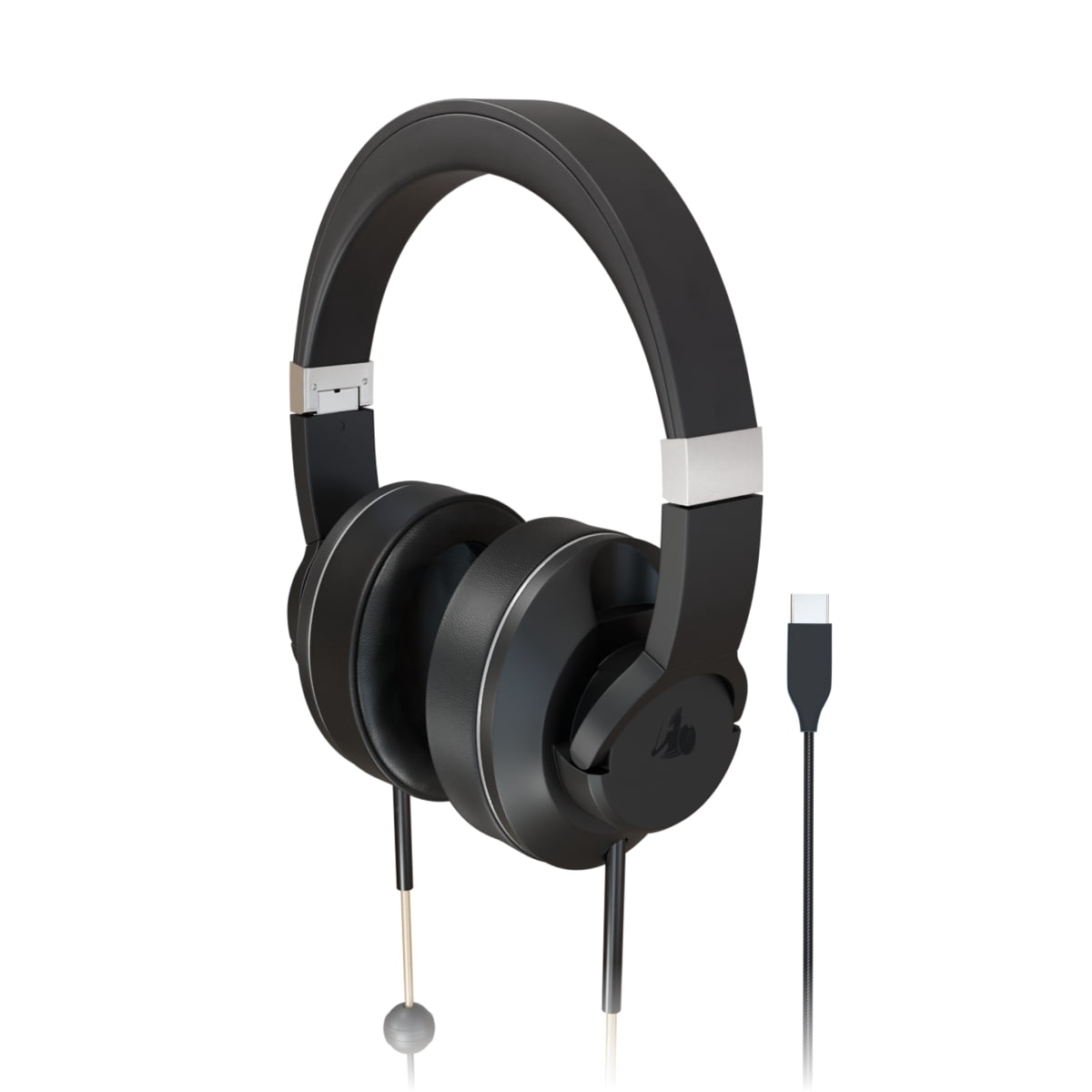 DefenderShield Air Tube Over-Ear Headphones - EMF Radiation Free, USB-C ...