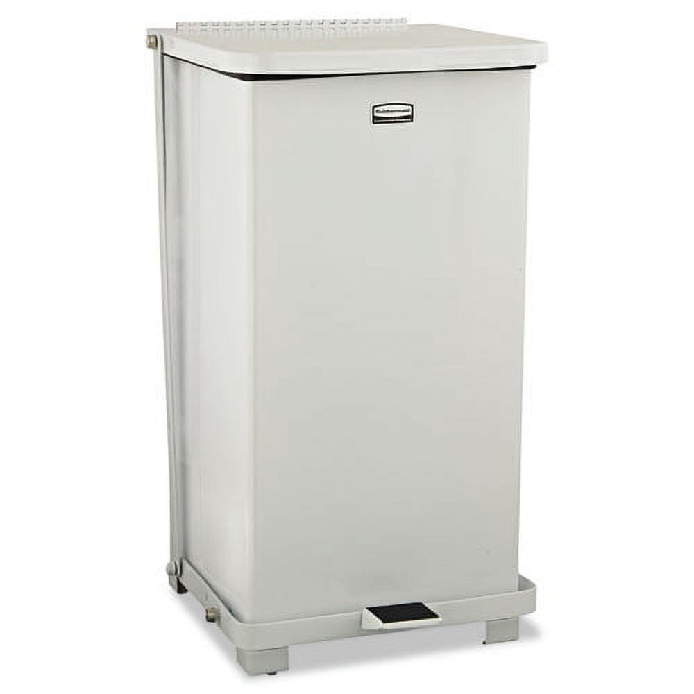Defenders 12 Gal. Biohazard Heavy-Duty Step Can (White) - Walmart.com