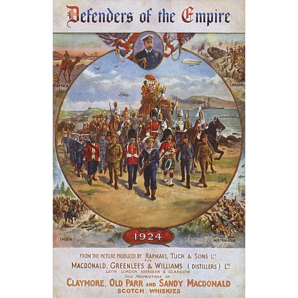 Defenders Of The Empire - British Military Might Print By Mary Evans ...