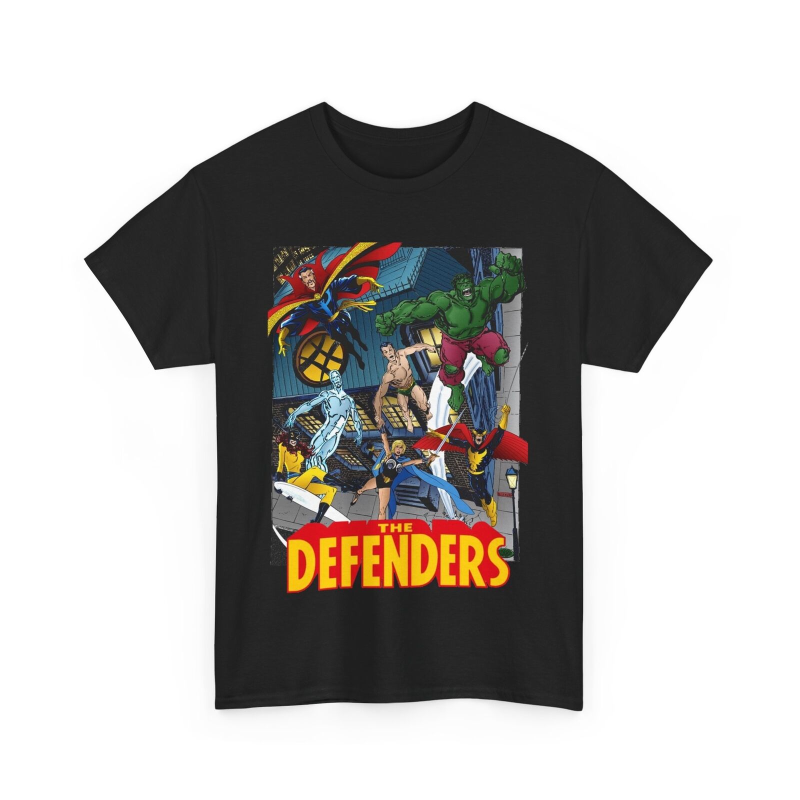 Defenders T-Shirt - Marvel Comics - John Byrne Art - Silver Surfer, Dr ...