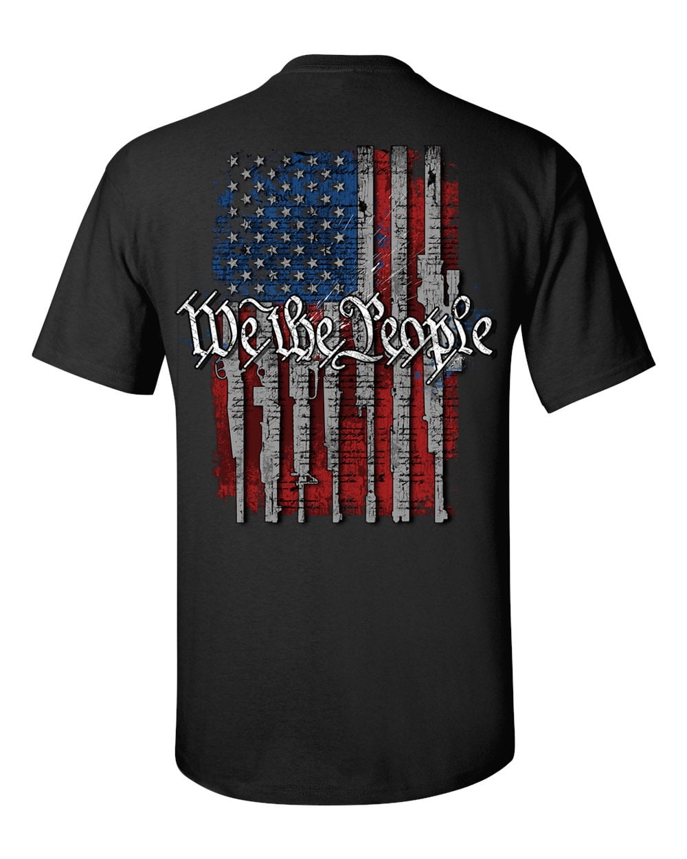 Defending Freedom Collection We The People American Flag Short Sleeve T ...