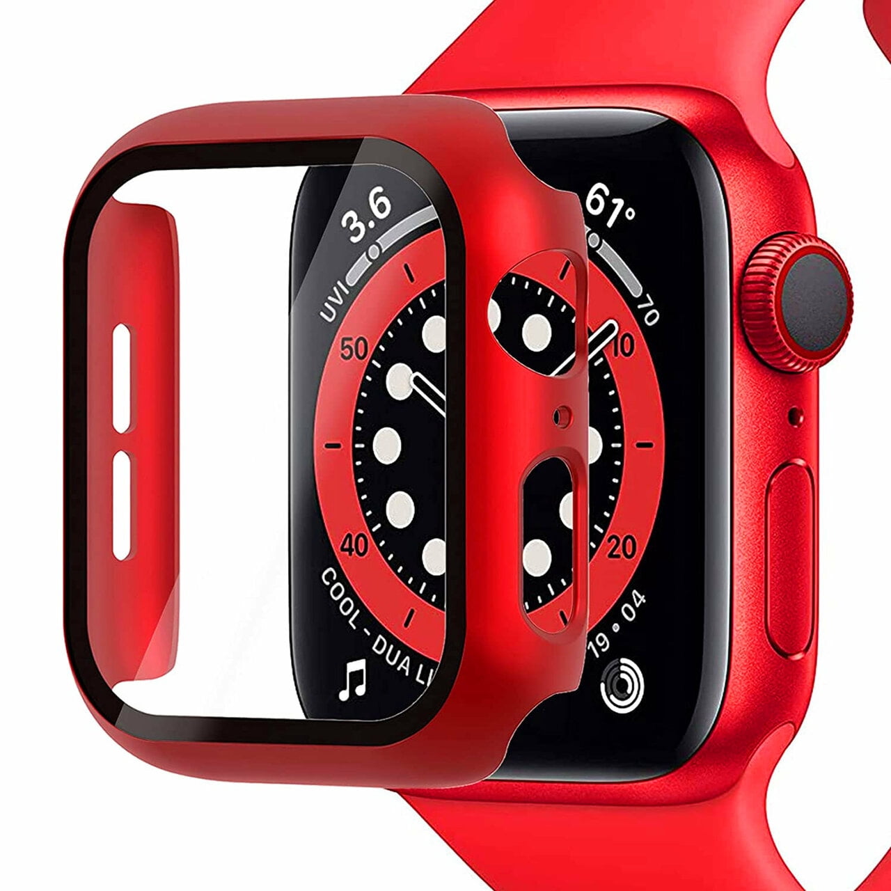 Defense Case with Integrated Tempered Glass Screen Protector for Apple ...