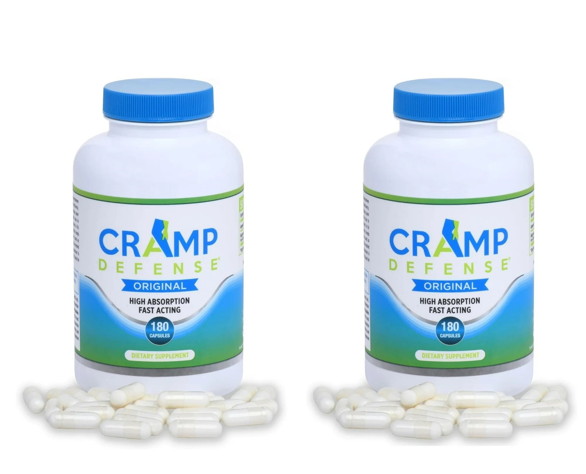 Defense Magnesium for Leg Cramps, Muscle Cramps & Muscle Spasms 180 ...