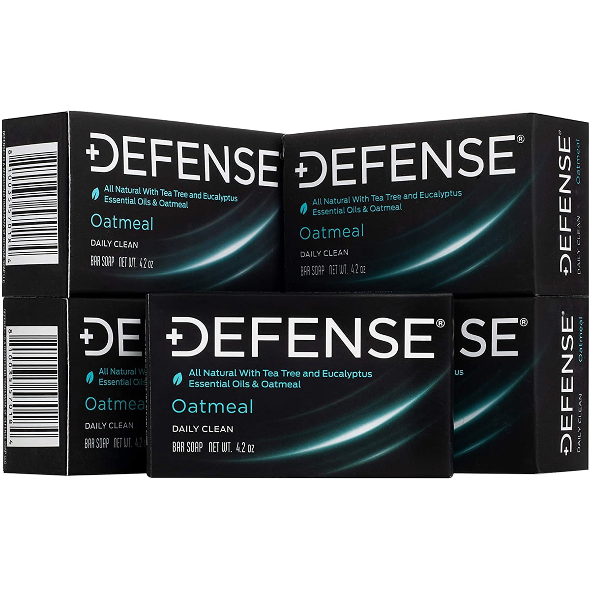 Defense Soap 4 oz. Natural Oatmeal Body Bar Soap - 5 Pack - Walmart.com