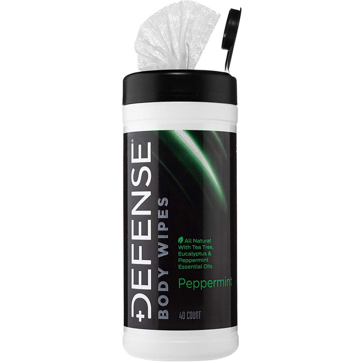 Defense Soap Peppermint Body Wipes - 40 Count B2B - Walmart.com