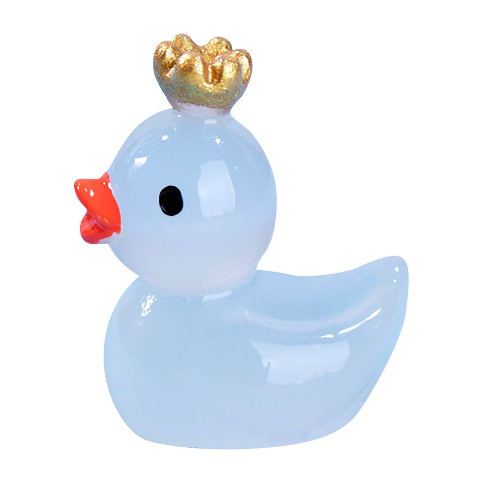 DefiDgd 10pcs 1 inch Mini Ducks Table Decoration,Glow in The Dark Tiny ...