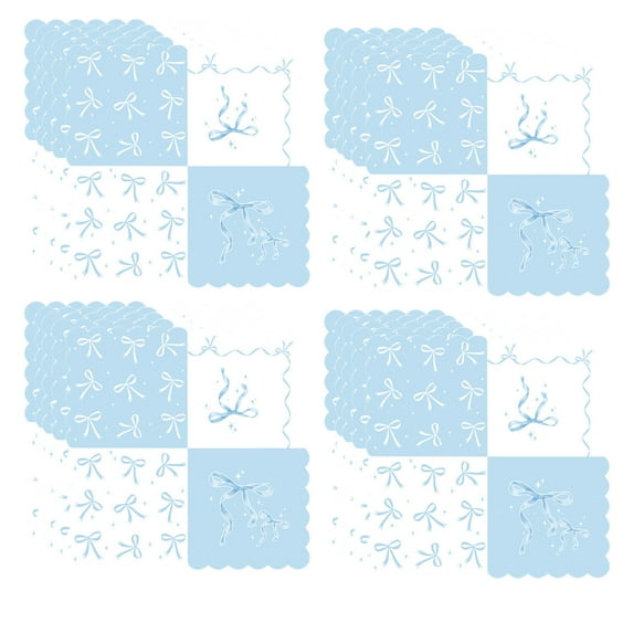 DefiDgd 20pcs Bow Pattern Paper Napkins,Valentine's Day Cute Theme ...