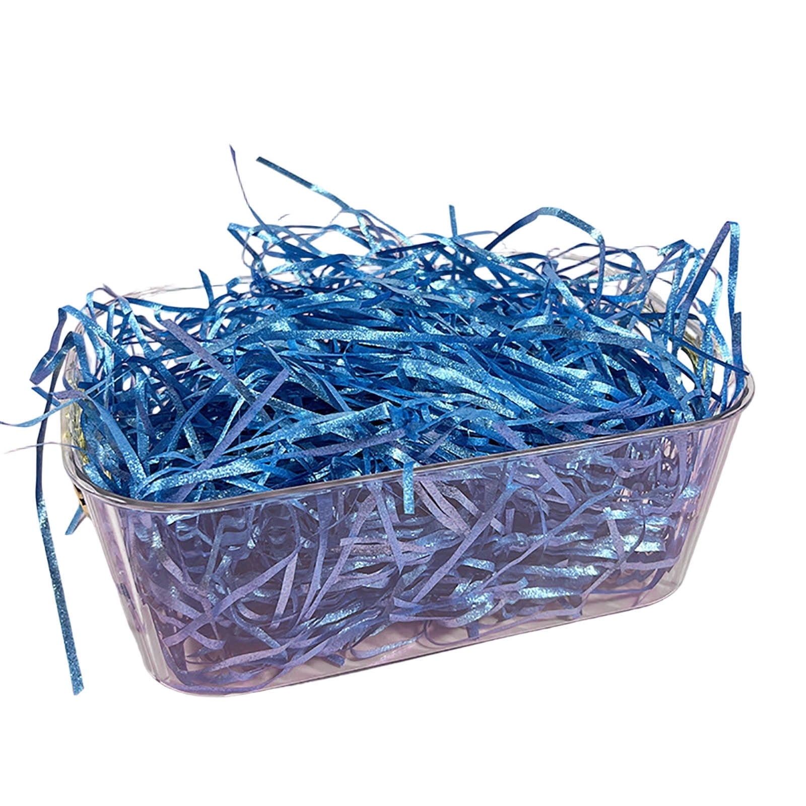 DefiDgd 3.5oz Crinkle Cut Plastic Grass Box Shred Filler,Sparkly ...