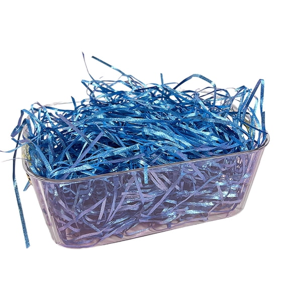 DefiDgd 3.5oz Crinkle Cut Plastic Grass Box Shred Filler,Sparkly ...