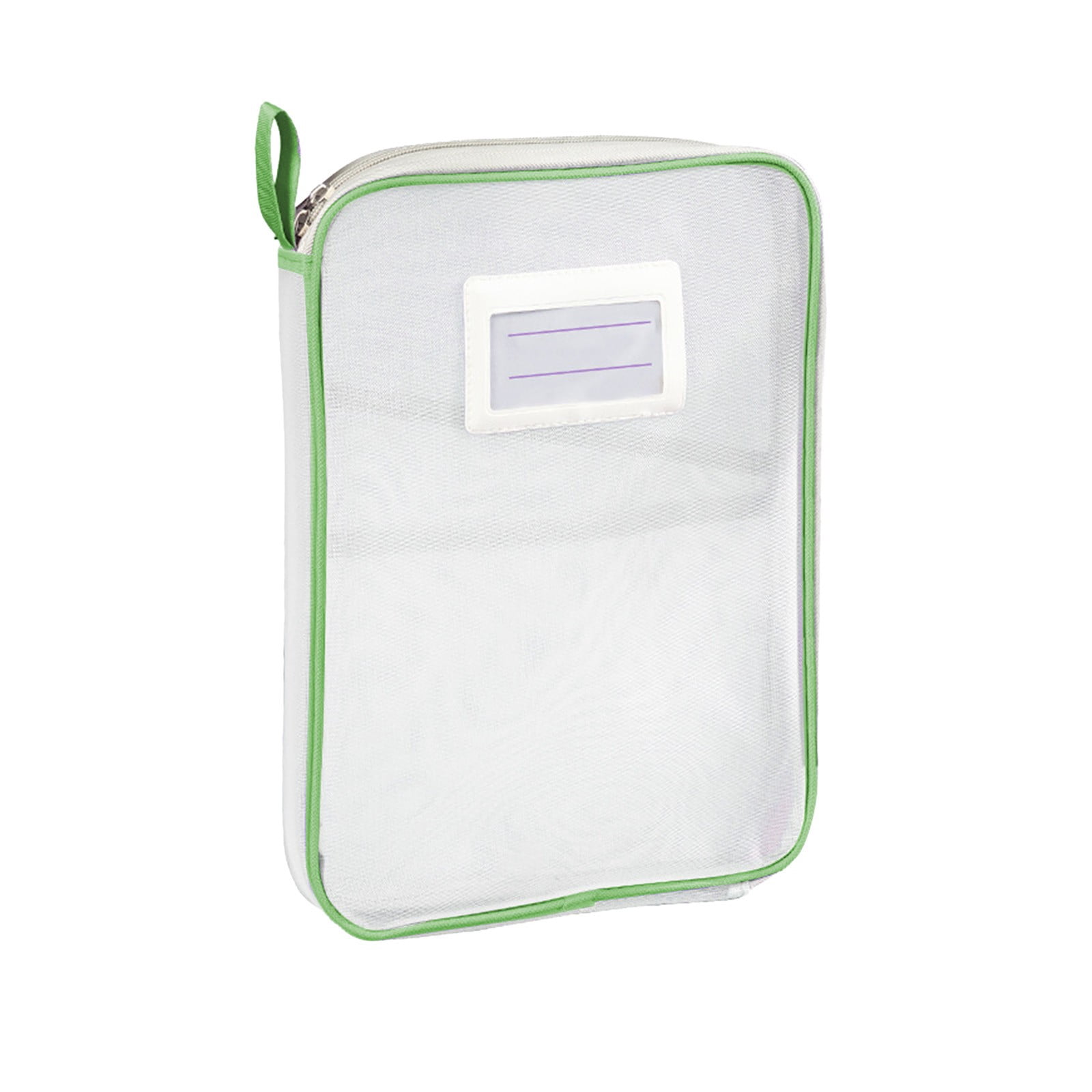 DefiDgd A4 Transparent Mesh File Bag,Large Capacity Zippered Storage ...