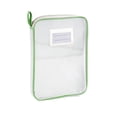 DefiDgd A4 Transparent Mesh File Bag,Large Capacity Zippered Storage ...