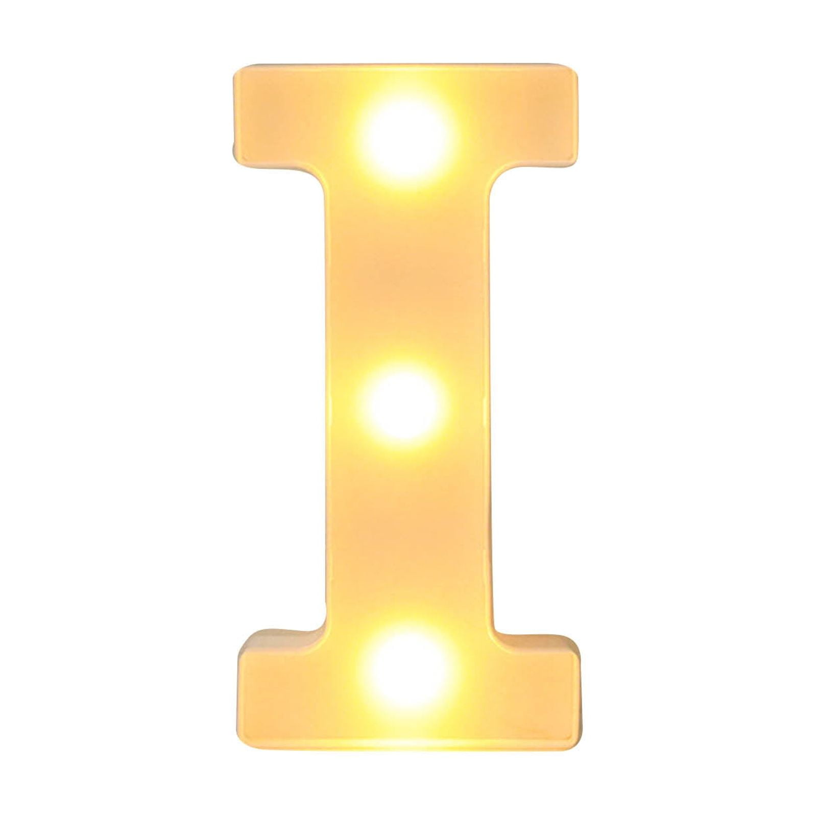 DefiDgd Alphabet LED Light,Battery Powered Decorative LED Letter Lights ...